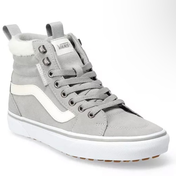 Vans | Shoes | Nib Vans Fillmore Hi Van Suede In Drizzlewhite Womens ...